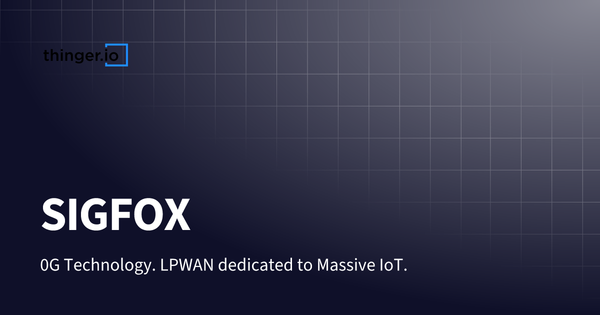 SIGFOX | Thinger.io Documentation
